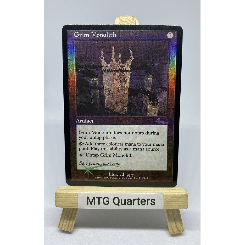 MTG Proxy Card - Grim Monolith (Foil) | Urza's Legacy (ULG) | Shopee Philippines