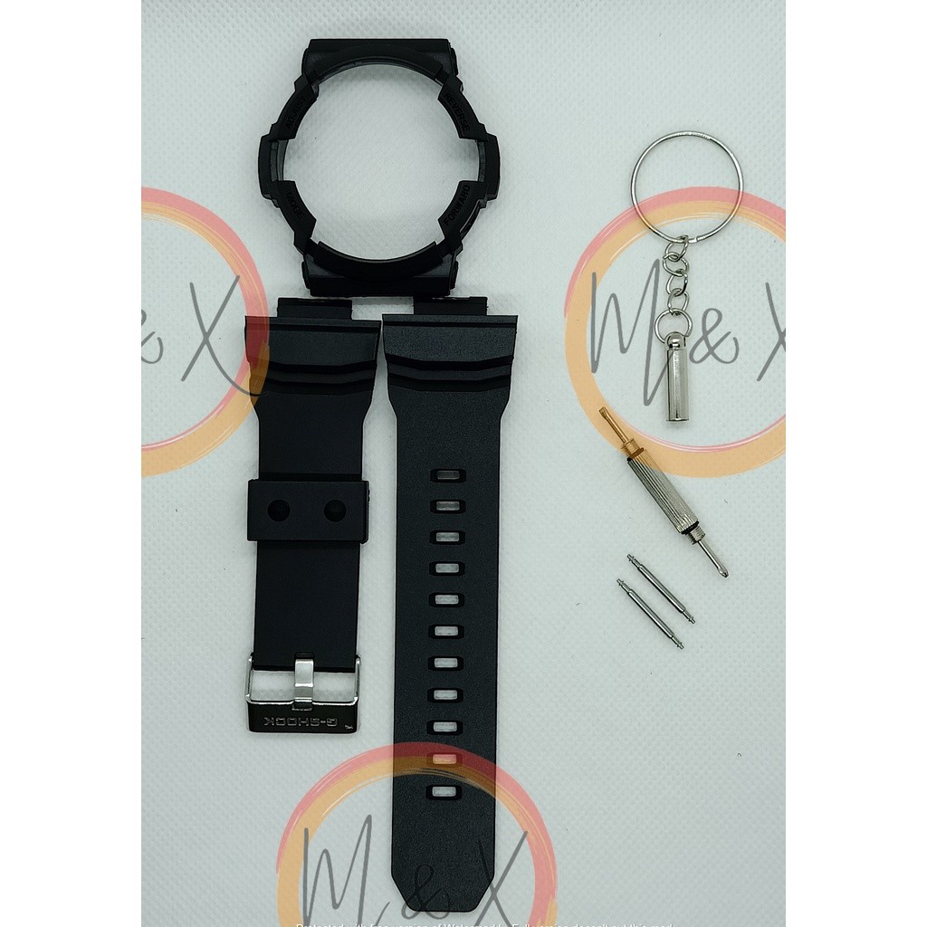 Strap-LL'and:Mb!Bezel]bi}Replacement}c>for}C)G>l}Shock)l>GA-200/GA-201 ...