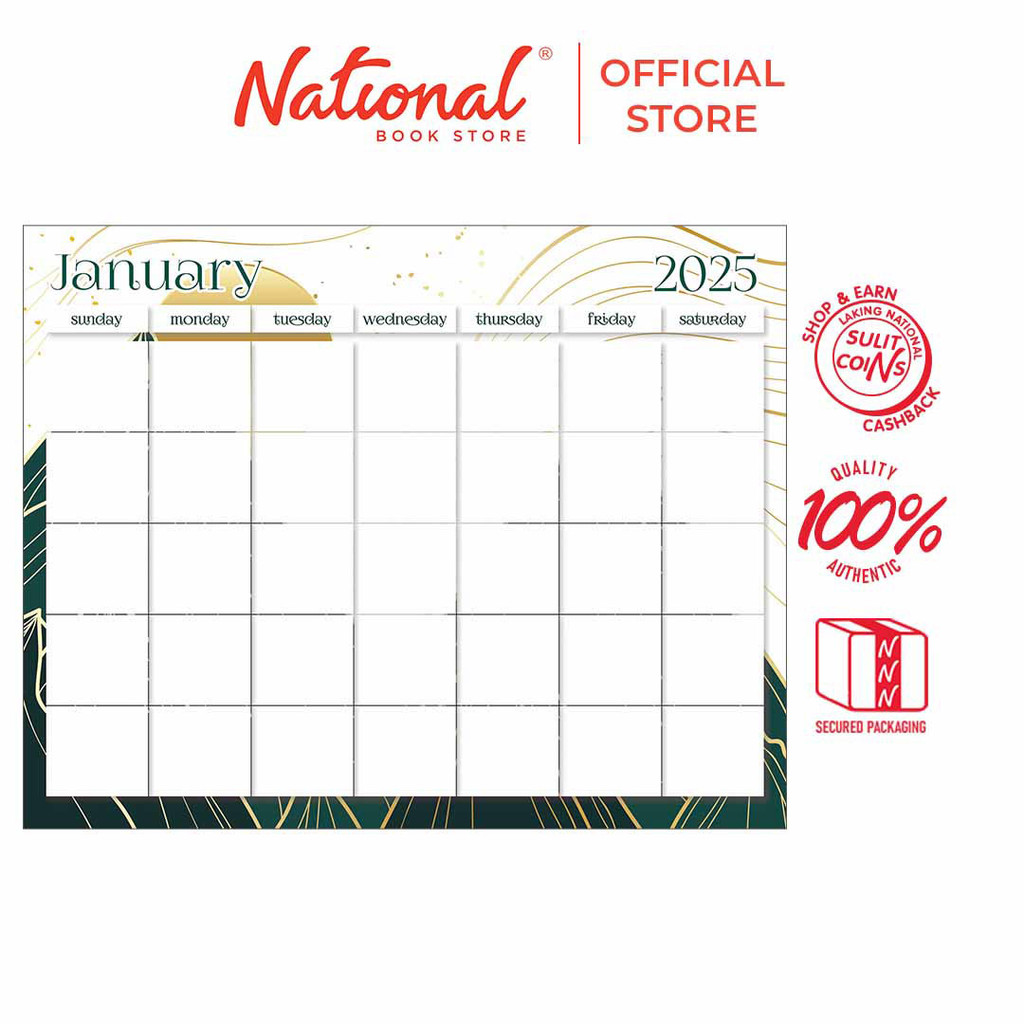 2025 Monthly Planner Pad 11x8.5 inches - School & Office Supplies ...