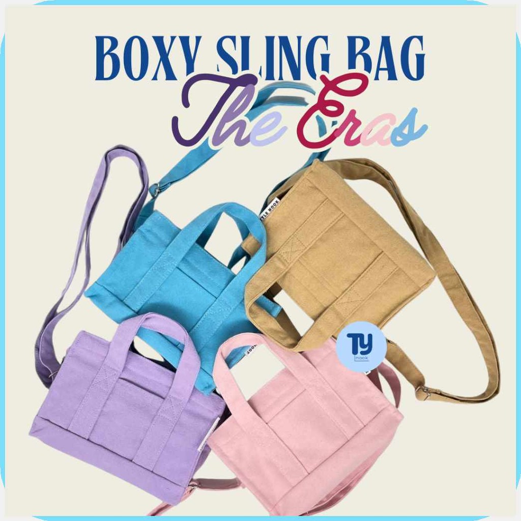 The'ES[Eras!v,Mini!N,Boxy!a,Sling!s,Bag!g,with!CS,Zipper!NQ,by TY Nook ...