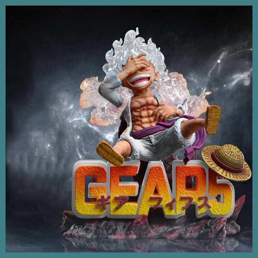 One|eV)Piece>VJ@Luffy`fT;Gear&5&Sun&God&Nikka&Luffy Sitting dragon pose ...