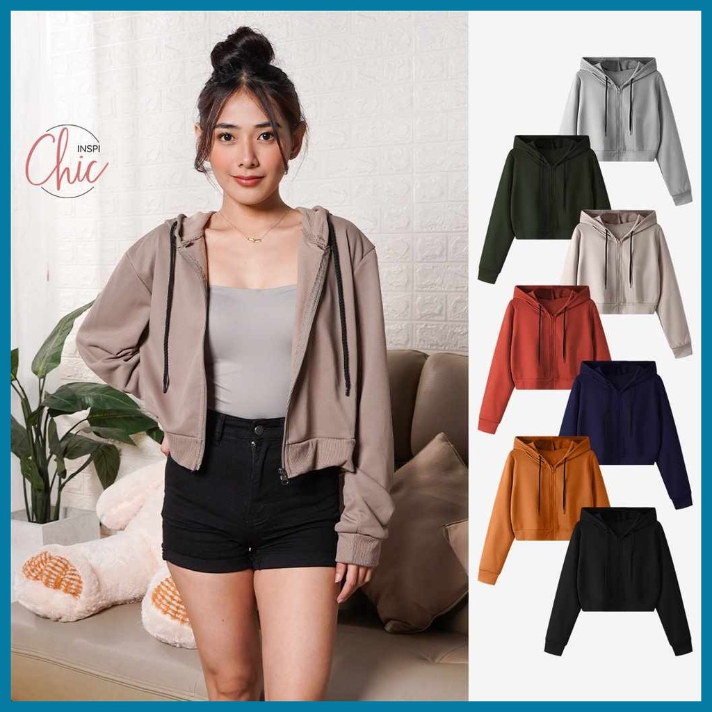 INSPI]Xo&Chic:FD?Plain*b?Crop*g?Top*x?Hoodie*W?Jacket*S@For+W@Women w ...