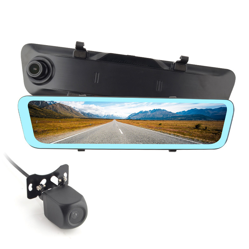 11.66 Inch New Car DVR Dash Cam 24 Hours Parking Monitoring Black Box ...