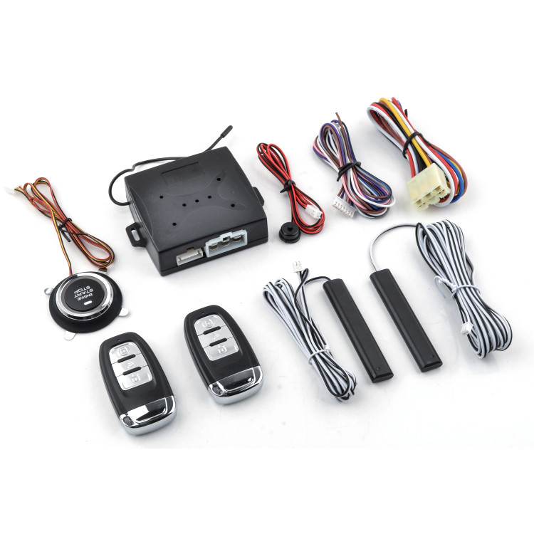 New upgrade PKE car engine start button smart key system with engine ...