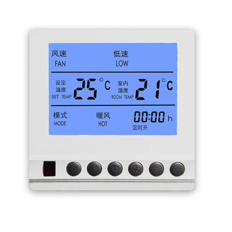 Central air conditioner control panel Trane Fan Coil Temperature ...