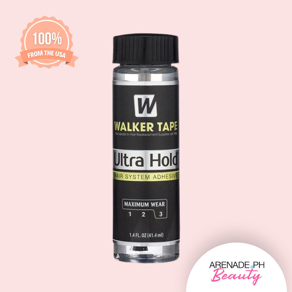 Walker Tape Ultra Hold Acrylic Hair System Adhesive (1.4 fl oz) Maximum ...