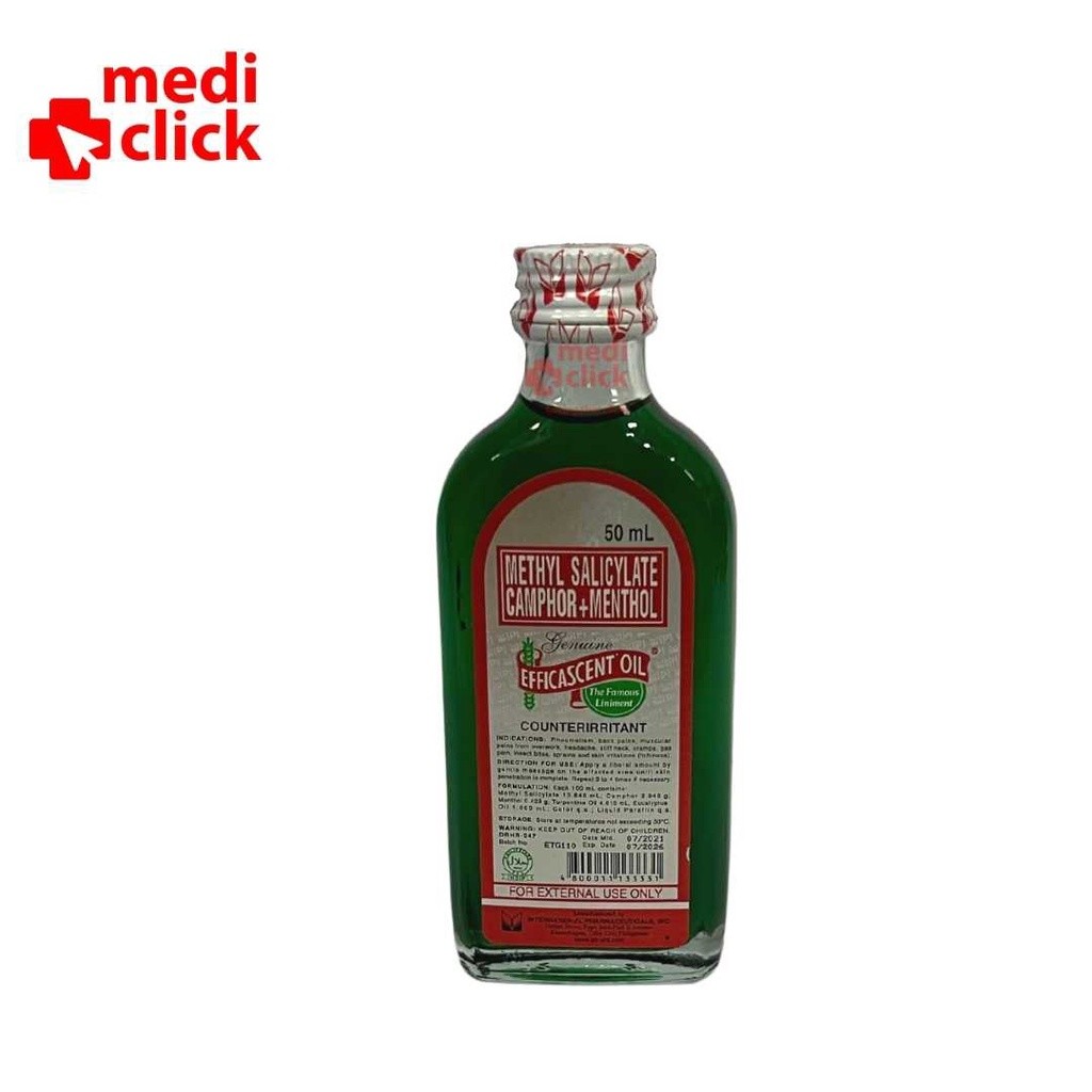 Efficascent Oil (Regular) 50ml - 1 BOTTLE | Shopee Philippines