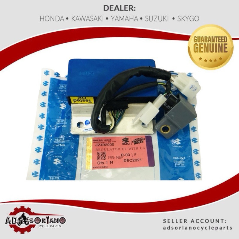 KAWASAKI CT125 CT150 NEW MODEL REGULATOR WITH CAPACITOR JZ402000 ...