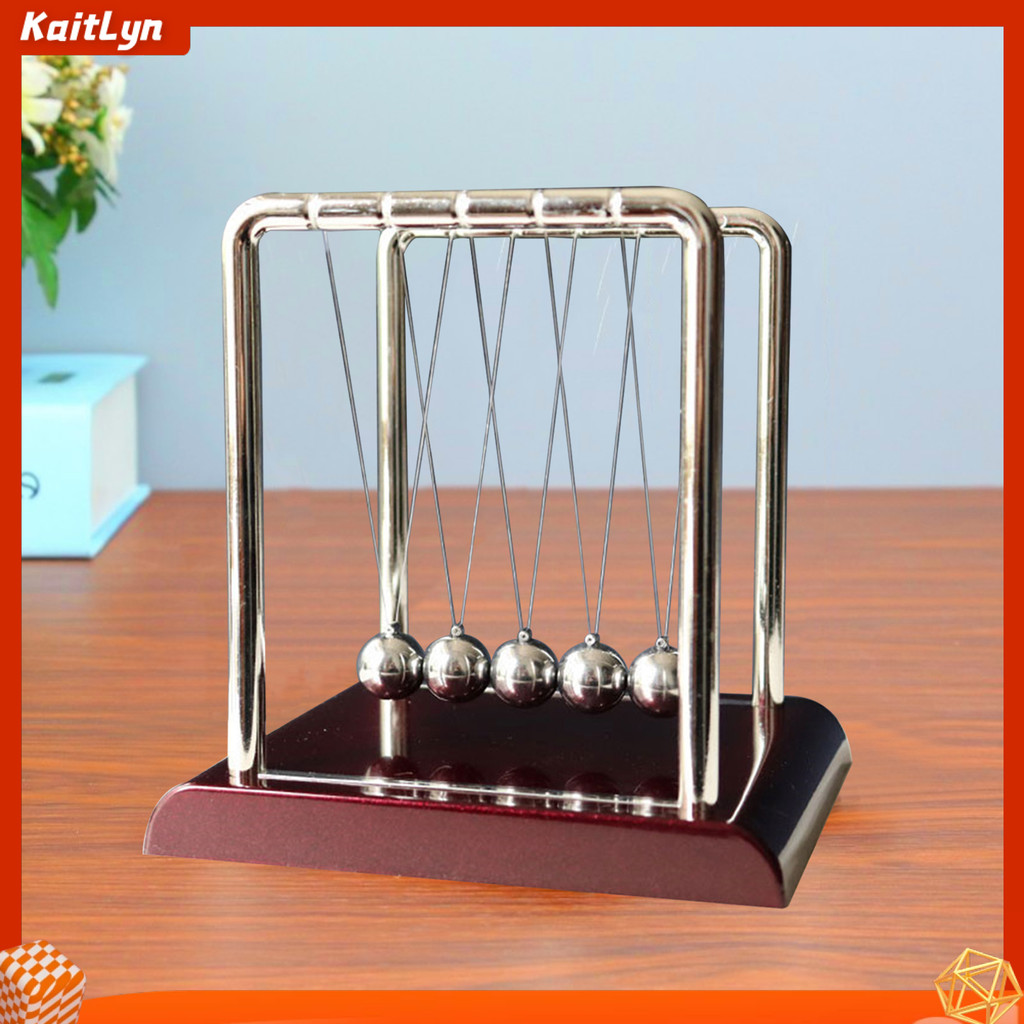 Science Desk Toy Desktop Decoration Ornament Square Design Newton's ...