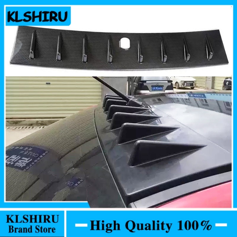 ღFor Mitsubishi Lancer EX Roof Spoiler 2009-2016 ABS Material Rear ...