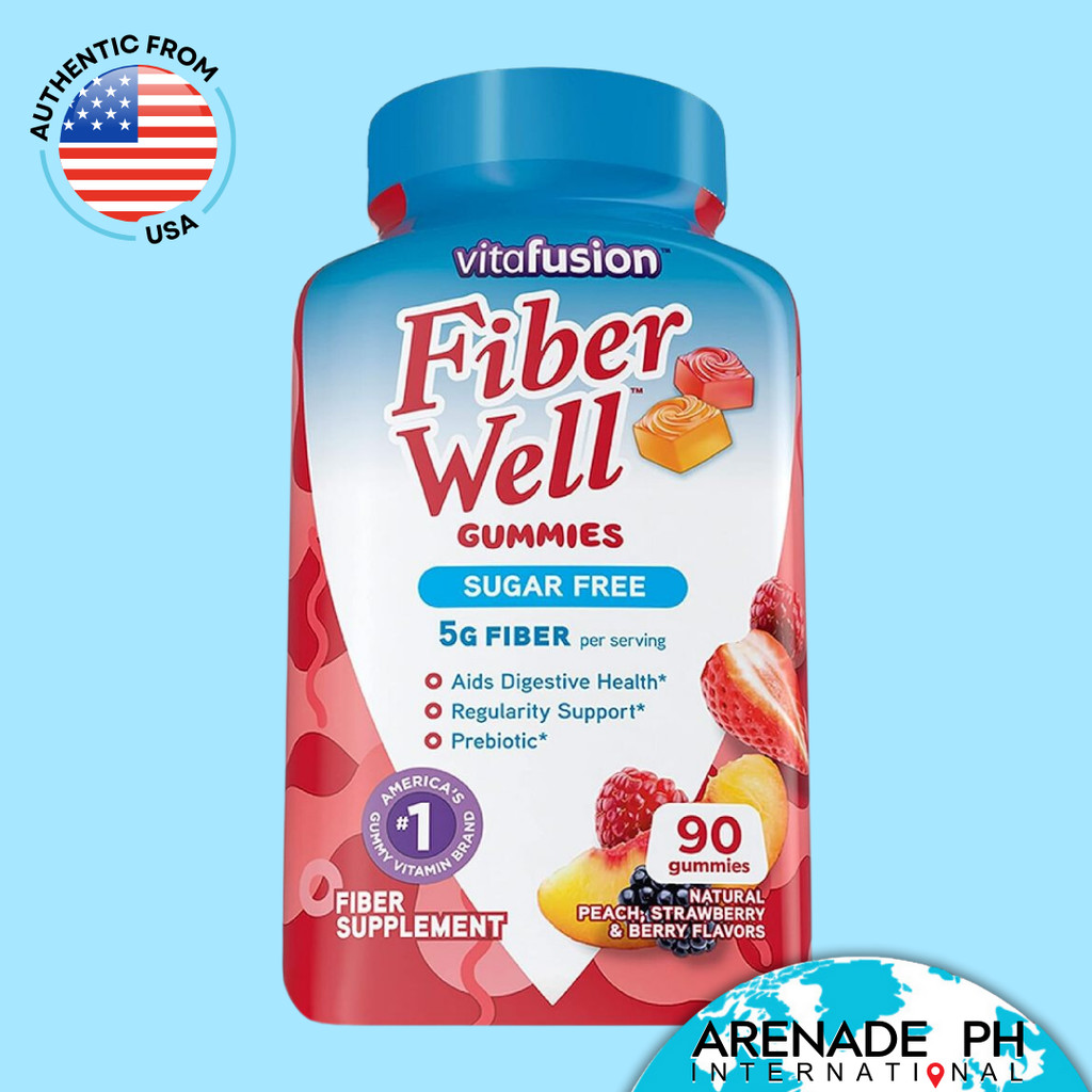 Vitafusion Fiber Well Gummies Sugar Free 5g Fiber 90 Gummies | Shopee ...