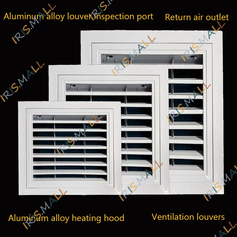 Aluminum Alloy Exhaust Shutter Vent For Central Air Grille Ventilation ...