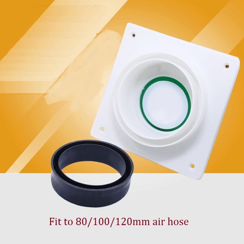 Plastic ABS Wall Mounted Air Exhaust Vent Outlet Fresh Backdraft Damper ...