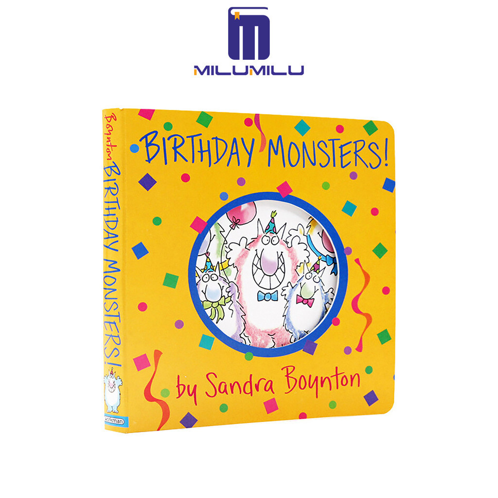 Milu Birthday Monsters Board Book Sandra Boynton Story Book Original ...