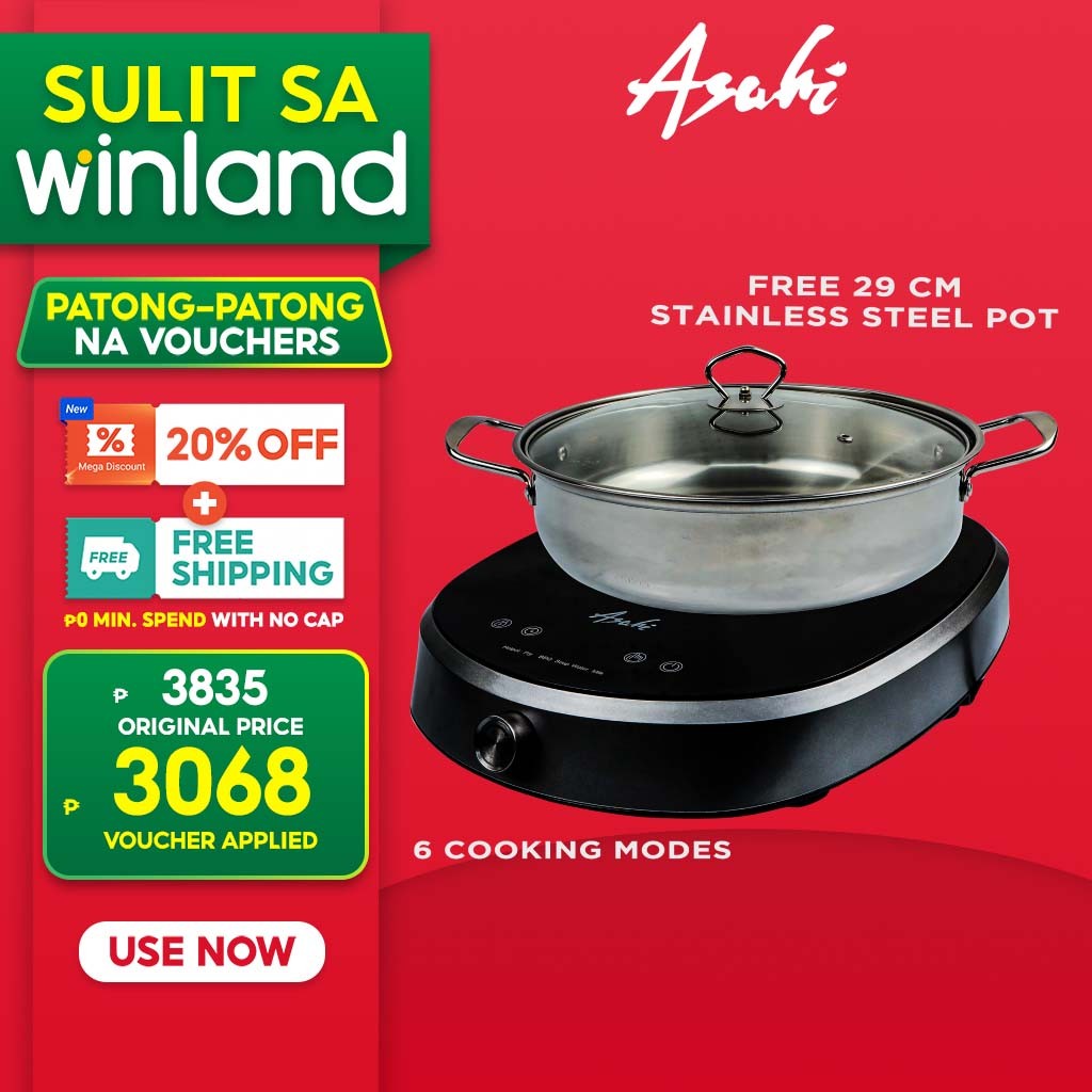 Asahi by Winland Infrared Induction Stove (230~, 60Hz / 2000w) IS-101 ...