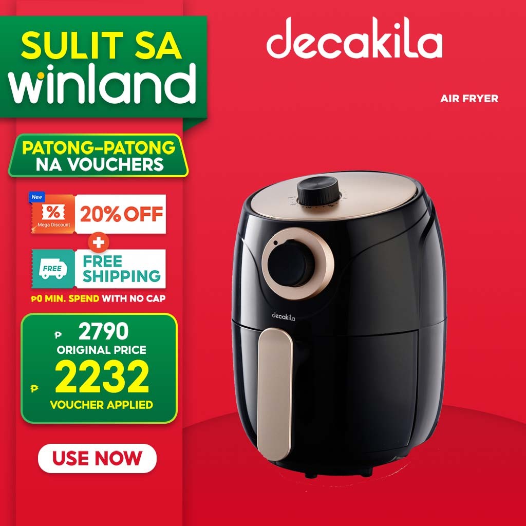 Decakila by Winland Multi-Function Non-Stick Air Fryer 2L 1000W ...