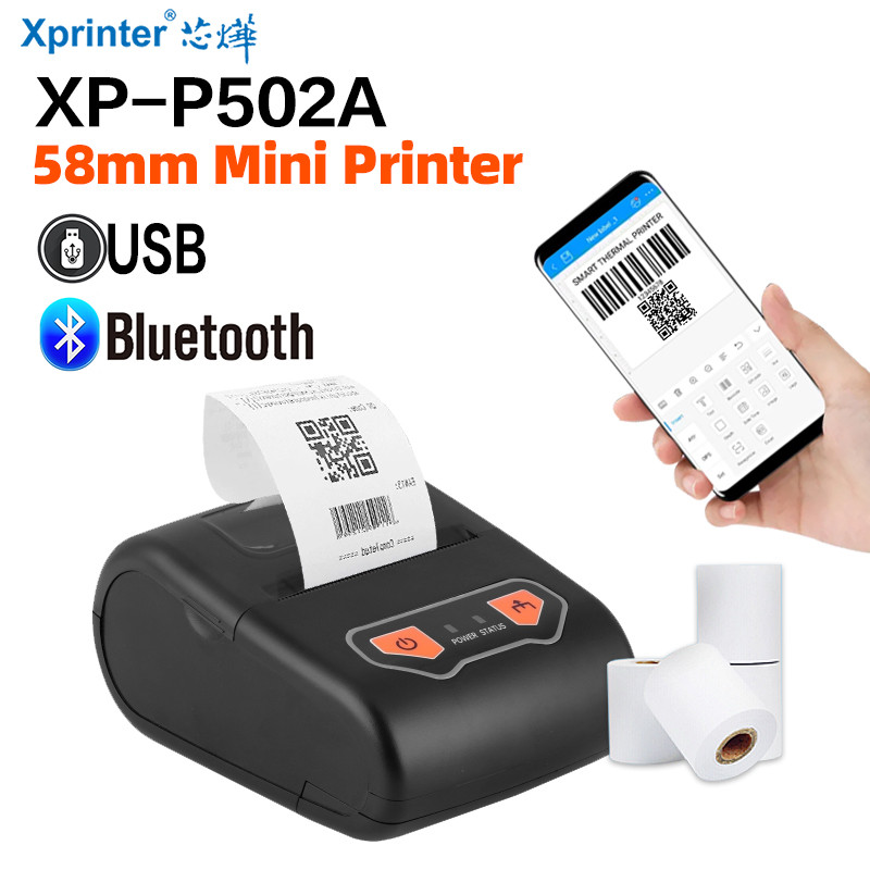 ️Xprinter 58mm mini handheld Bluetooth Thermal Receipt Printer Portable ...