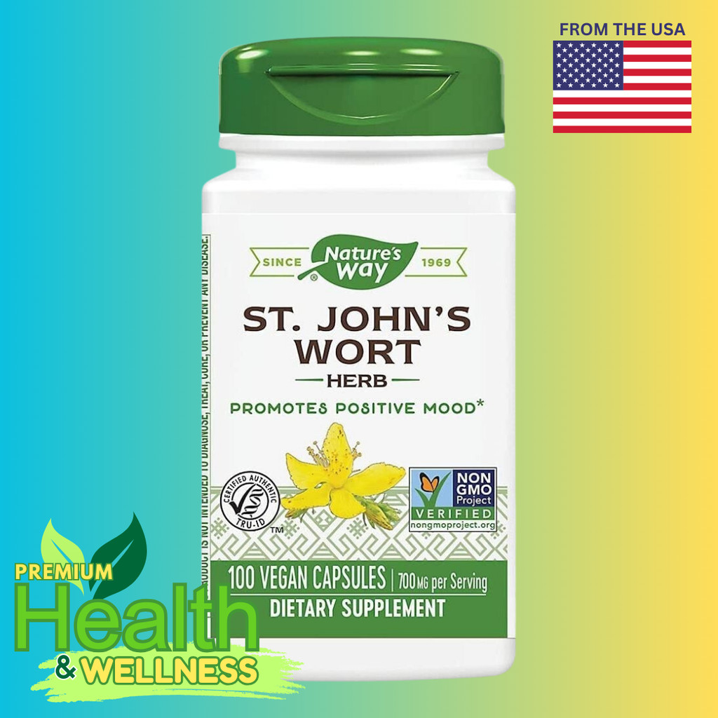Nature's Way St. John's Wort Herb - 700mg Per Serving - Promotes ...