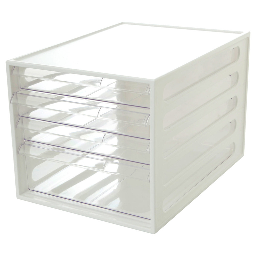 NITORI A4 Letter Drawer 4-Tier WH/CL | Shopee Philippines