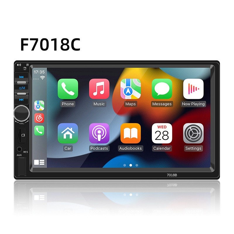 유7 Inch HD Touch Screen Carplay MP5 MP4 Player HD Reverse Camera 2DIN ...