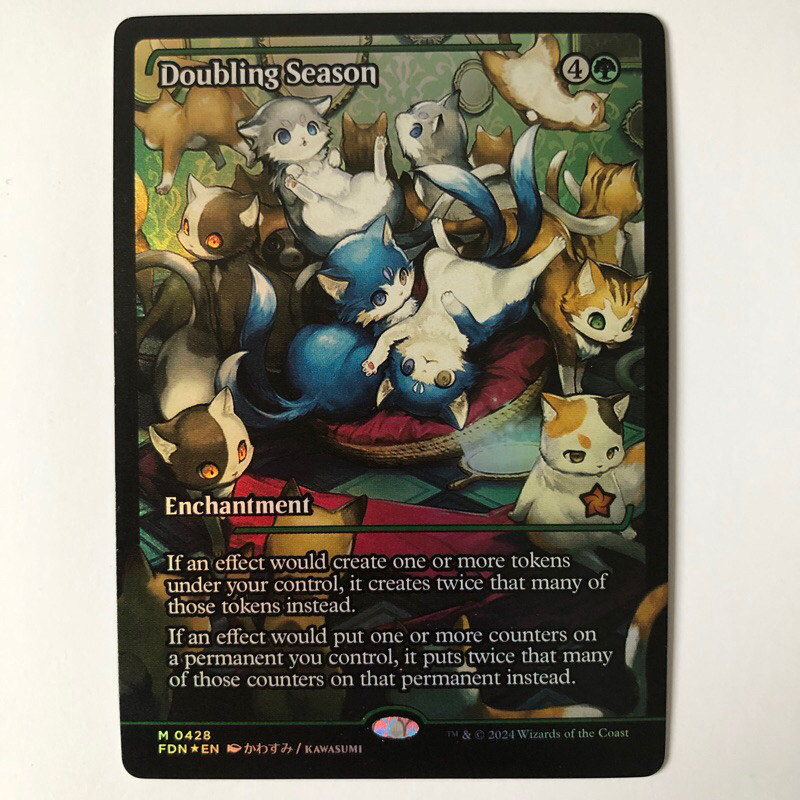 Playtest Card - Doubling Season (FDN) Japan Showcase Foil | Shopee ...