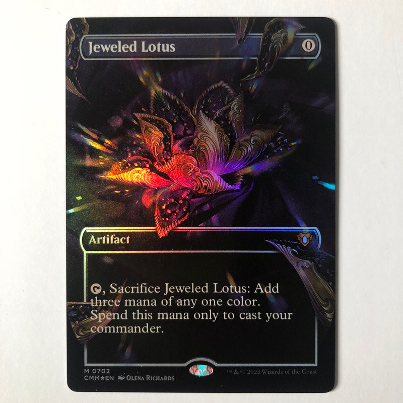 Playtest Card - Jeweled Lotus (CMM) Borderless Foil | Shopee Philippines