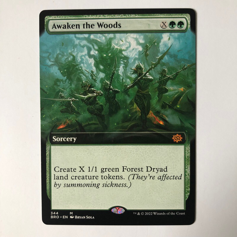 Playtest Card - Awaken the Woods (BRO) EA | Shopee Philippines