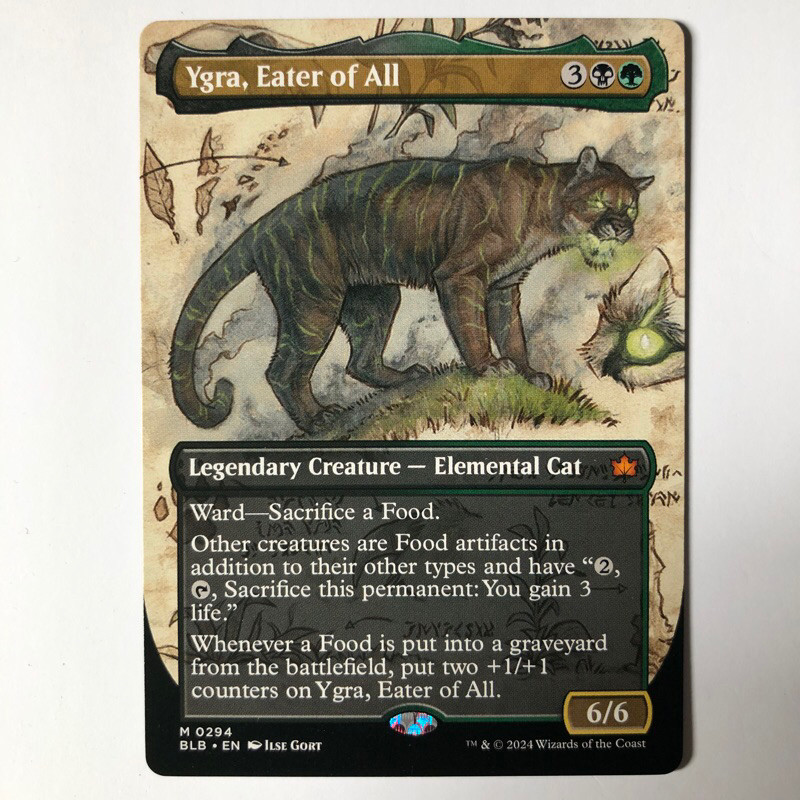 Playtest Card - Ygra, Eater of All (BLB) Showcase | Shopee Philippines