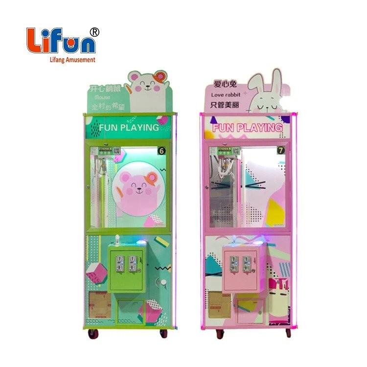 lifun Philippine Malaysia coin operated wood crane claw game machine ...