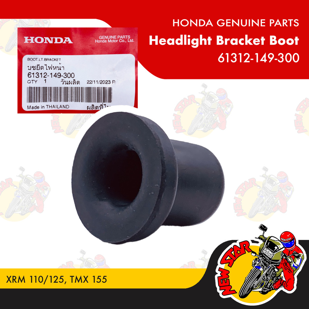 61312-149-300 | Headlight Bracket Boot | Genuine Honda parts | XRM 110/ ...