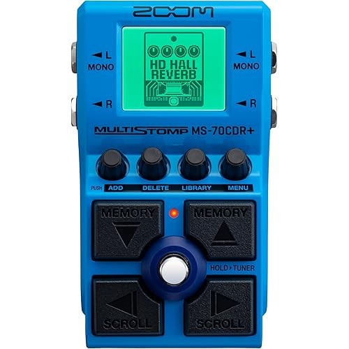 Zoom Multi stompbox with 149 built-in spatial effects, mainly chorus ...