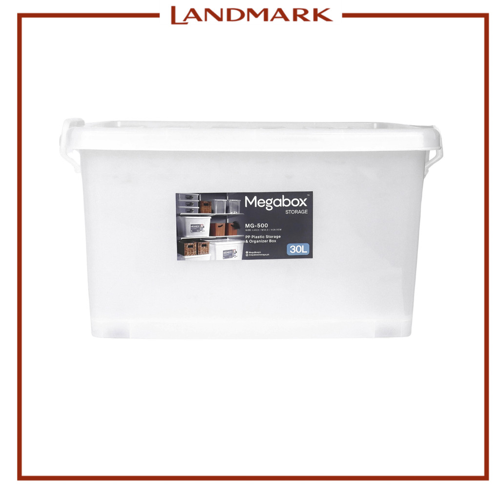 Megabox Storage Box 30L 49 x 35 x 26.5cm (MG-500) | Shopee Philippines