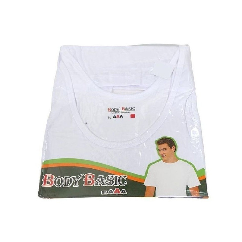 Body Basic Sando Plain - White | Shopee Philippines