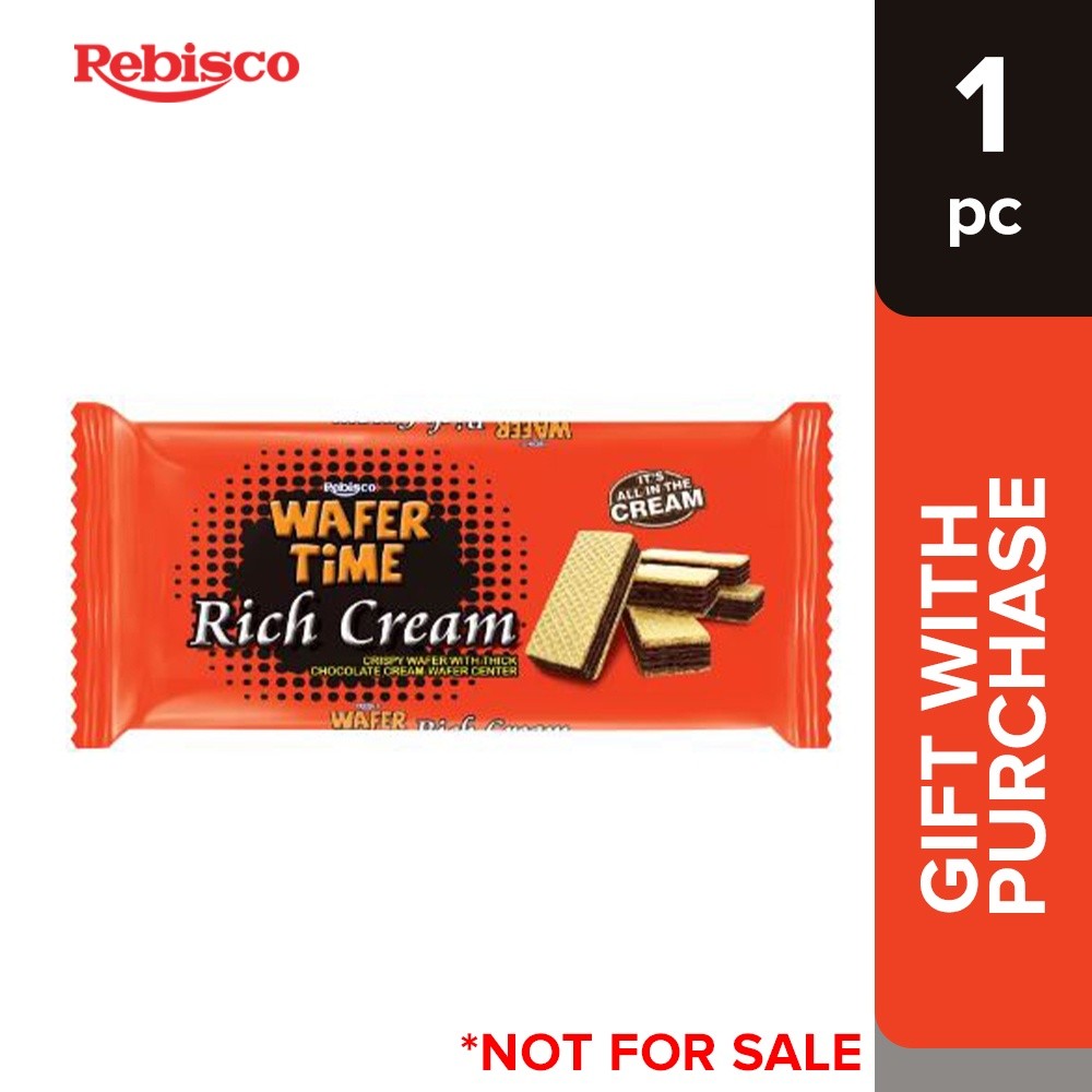 NOT FOR SALE Wafertime Rich Cream Wafers Choco 27g x 1pc (Expiration ...