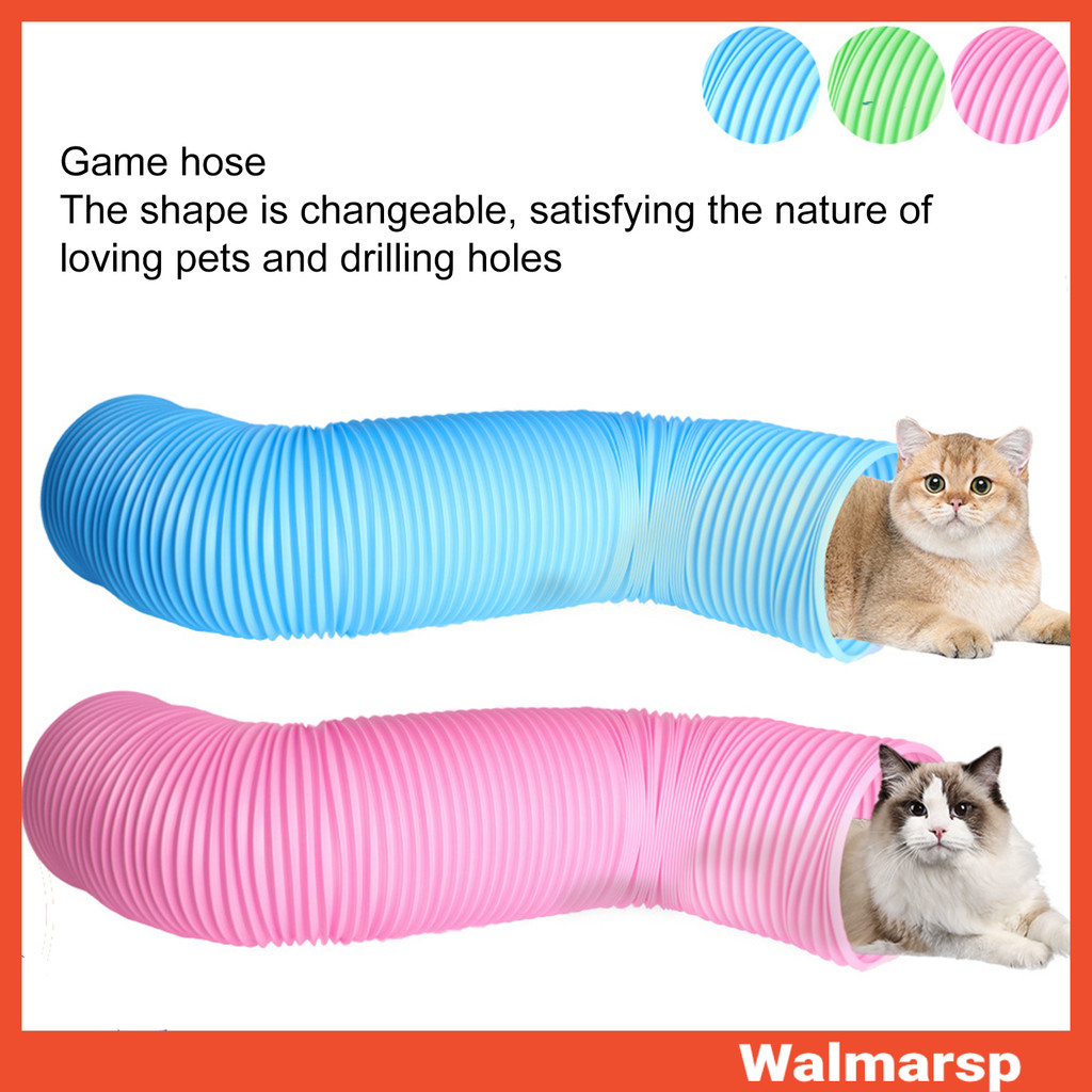 [WMP] Indoor Cat Play Tunnel Foldable Cat Tunnel Interactive Cat Tunnel ...