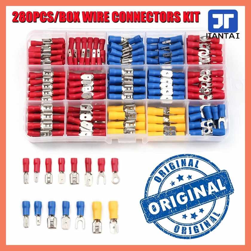 280Pcs:xAN%Insulated~Q?Wire*n?Cable*j?Terminal*i?Crimp*F?Connector*D ...