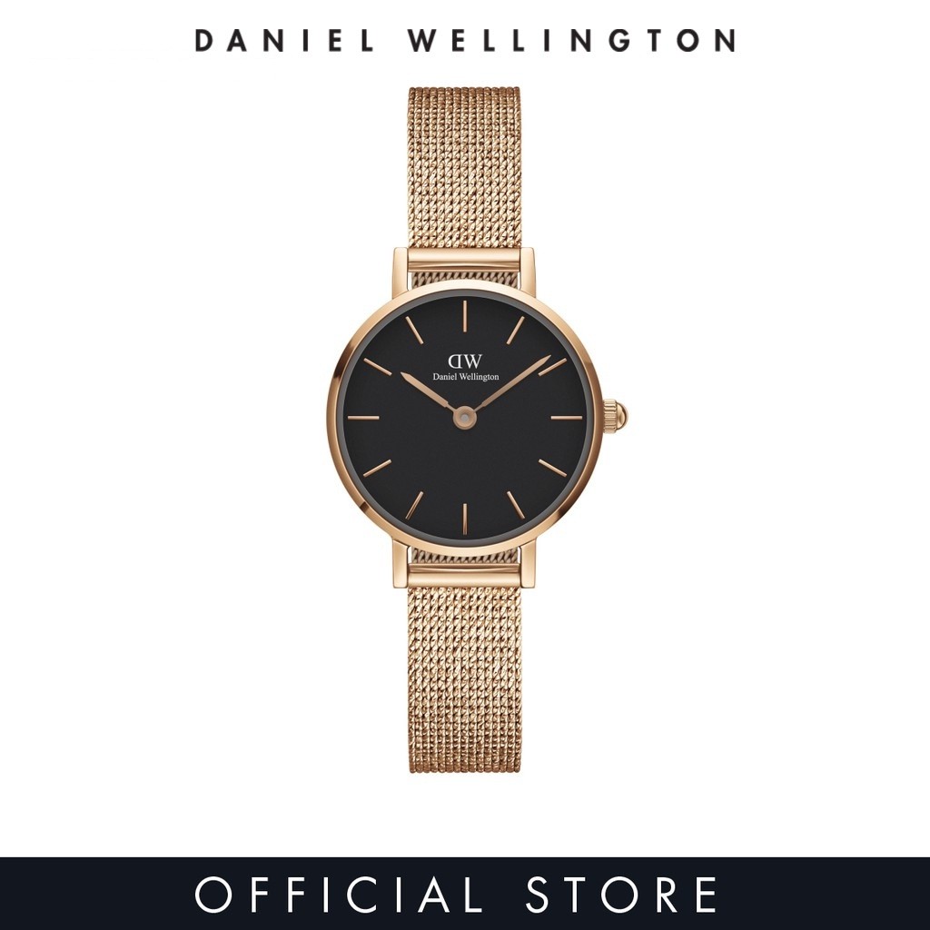 [2 Years Warranty] Daniel Wellington Petite Pressed Melrose 24mm Rose ...