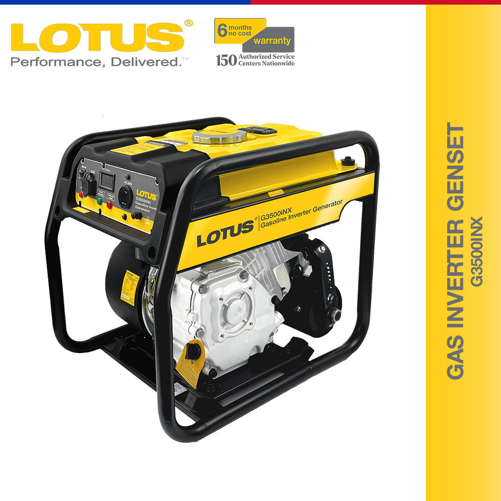 Lotus Gas Inverter Genset G3500INX | Generator | Shopee Philippines
