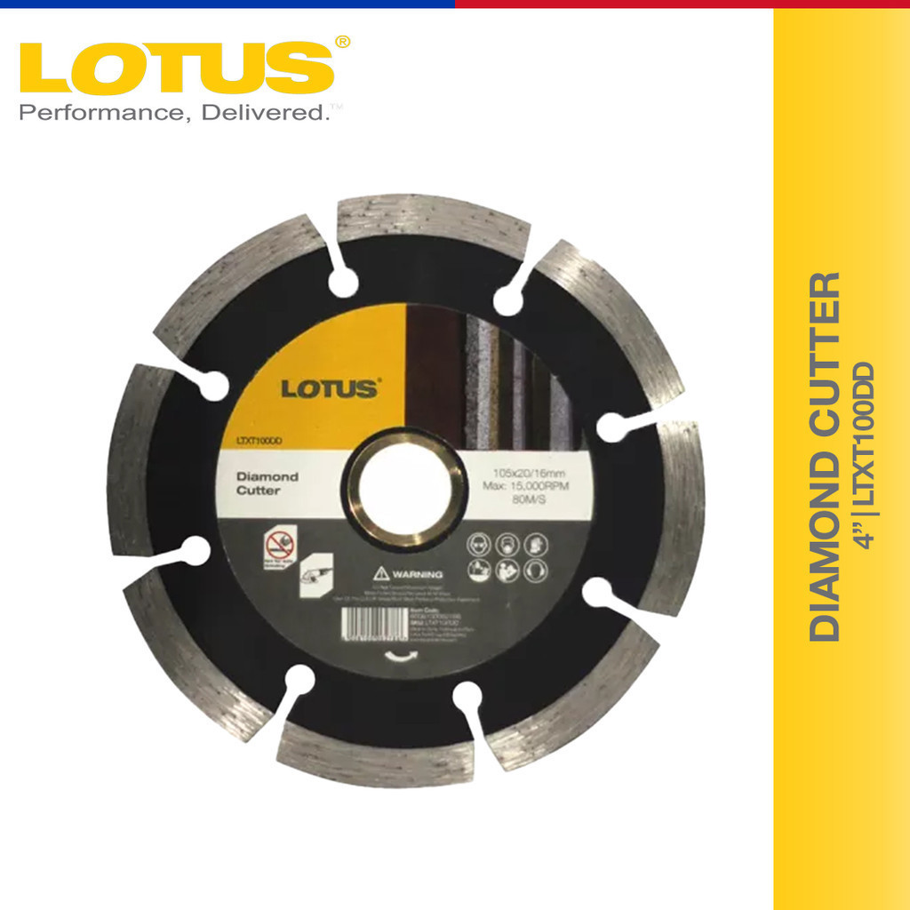 Lotus Diamond Cutter 4" | LTXT100DD - Cutting Tools | Shopee Philippines