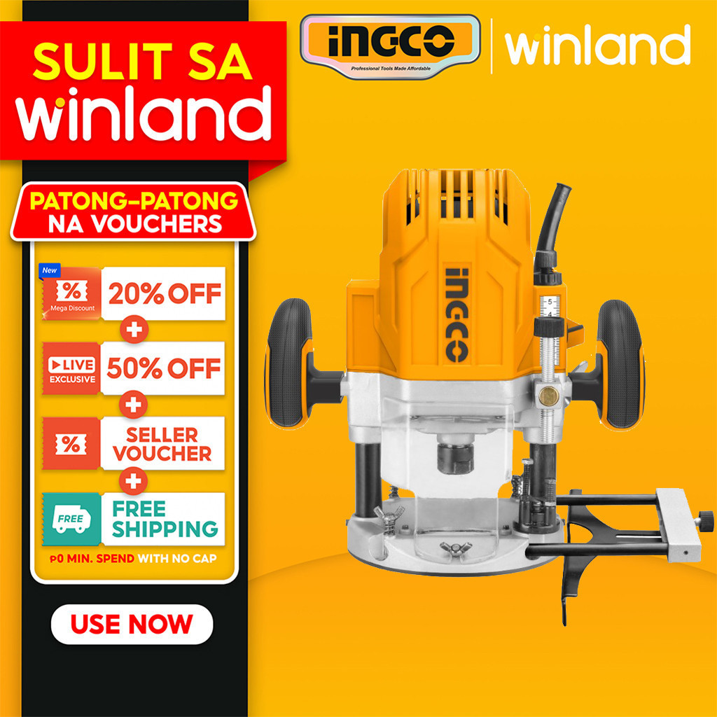 Ingco by Winland Electric Router 1600W RT160028 ING-PT | Shopee Philippines