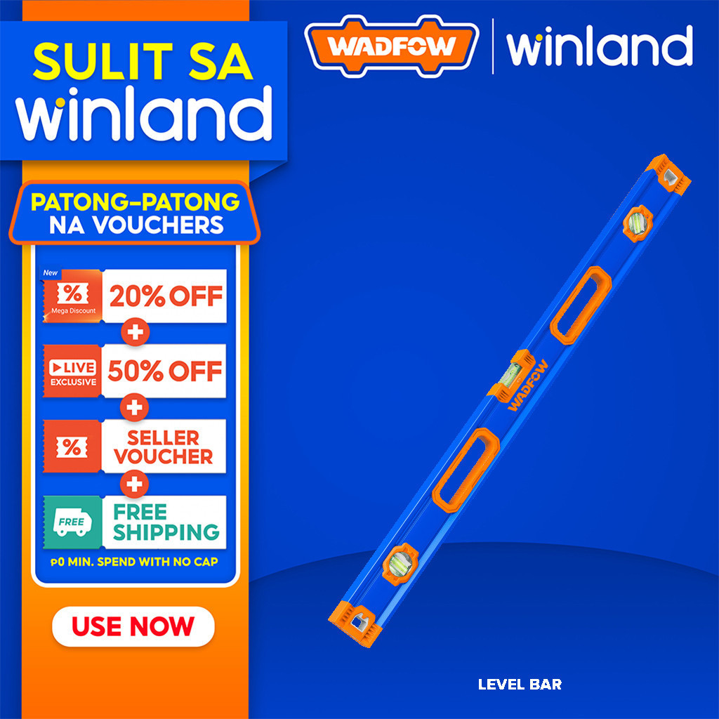 Wadfow by Winland 180cm Spirit Level Bar With V-Shape Slot For ...