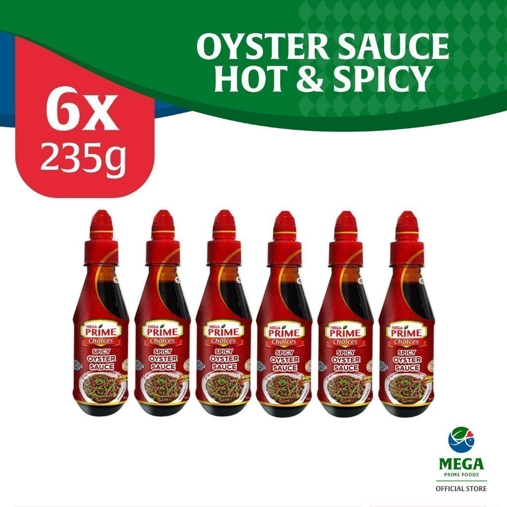 Mega Prime Choices Oyster Sauce Hot & Spicy 235G By 6'S | Shopee ...
