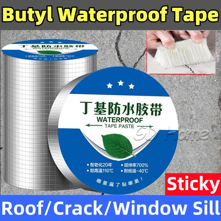 Aluminum Foil Butyl Tape Waterproof tape Sealant Instant Watertight ...