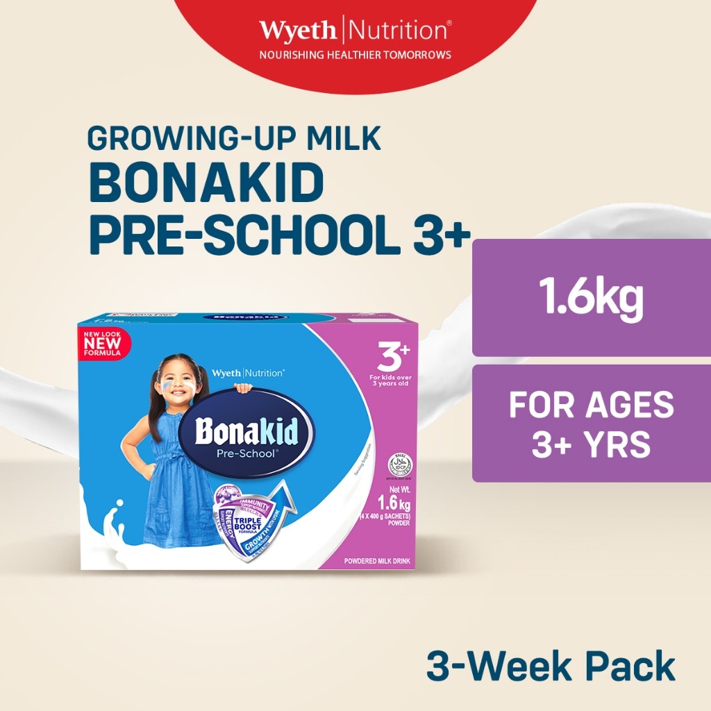 BONAKID PRE-SCHOOL 3+ Powdered Milk Drink for Children Over 3 Years Old ...