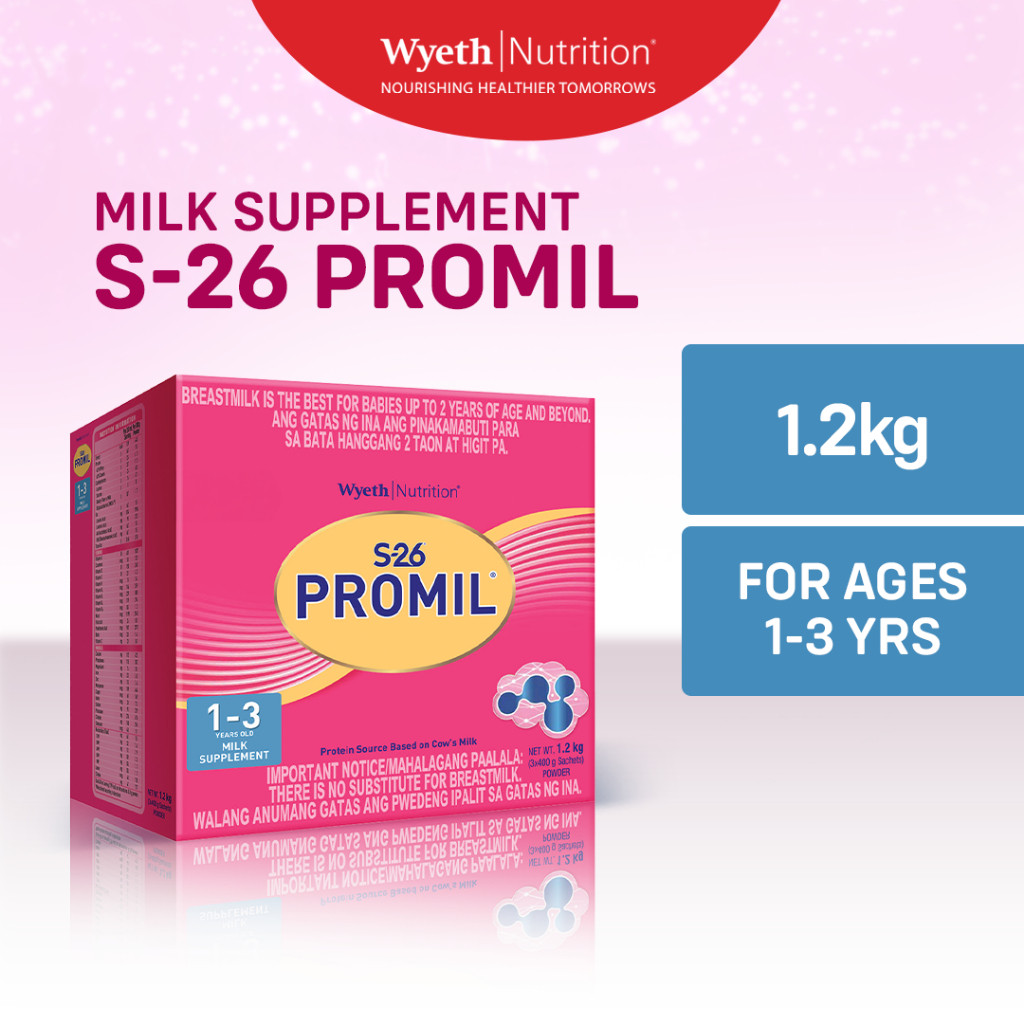 Wyeth Nutrition S-26 PROMIL 1.2kg | Shopee Philippines