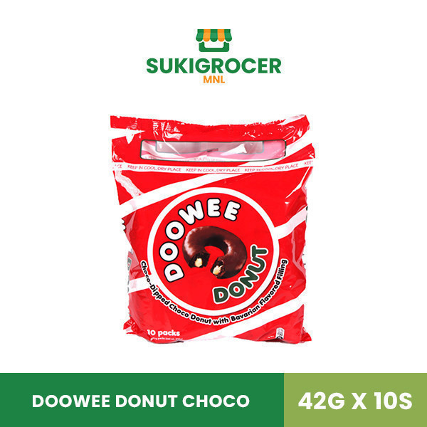 Doowee Donut Choco 42G x 10s | Shopee Philippines