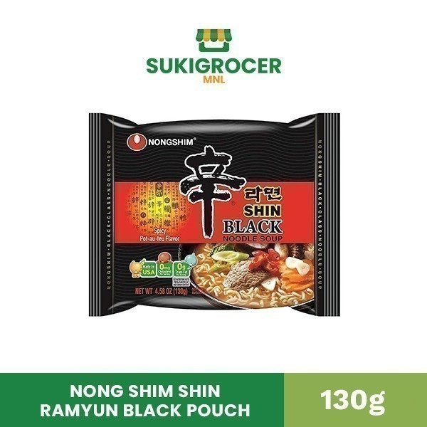 Nong Shim Shin Ramyun Black Pouch 130g | Shopee Philippines