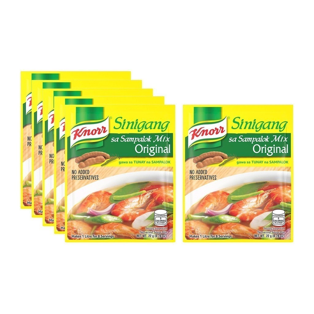 [Bundle of 6] Knorr Sinigang Sampaloc 22g | Shopee Philippines