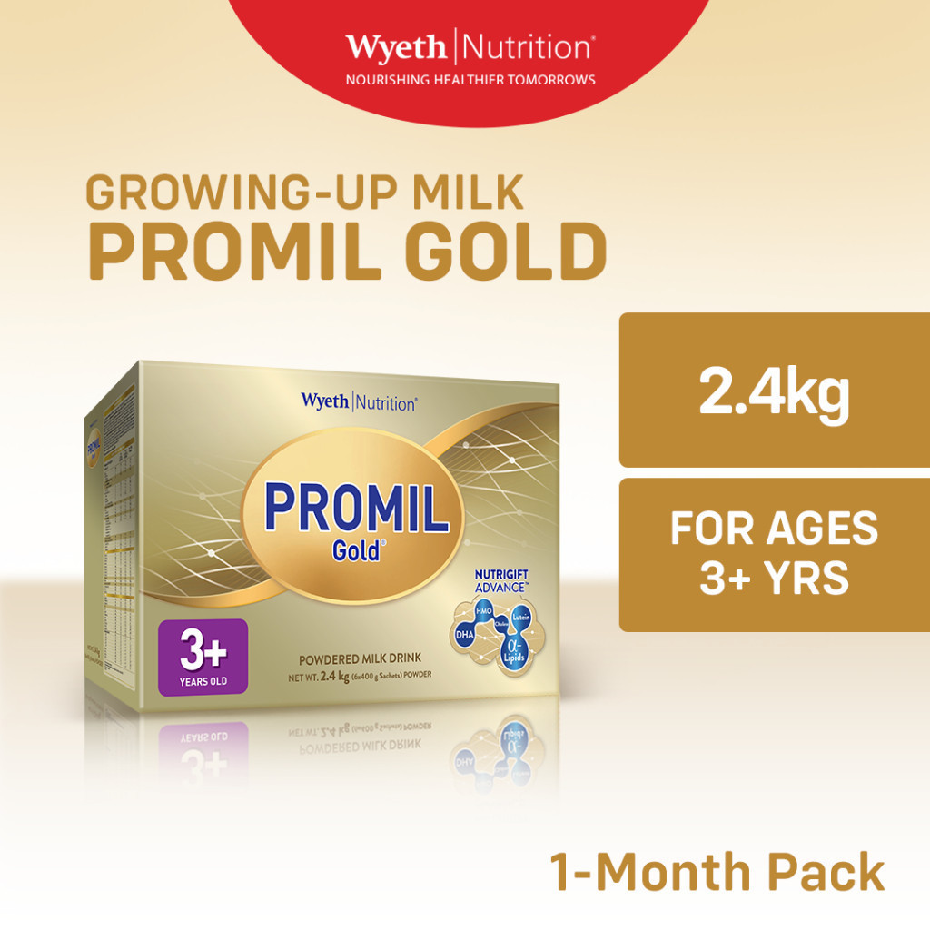 Promil Gold Four Powdered Milk Drink for Children Above 3 Years Old 2 ...