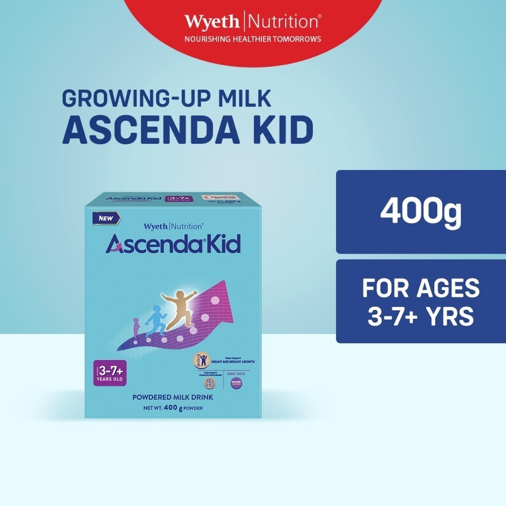 Ascenda Kid Powdered Milk Drink for Children Above 3 Years 400g ...